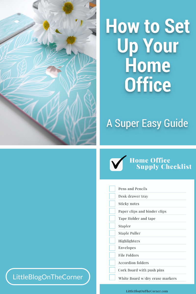 How to Set Up Your Home Office: A Super Easy Guide - Little Blog On the ...